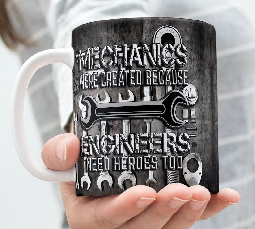 Mechanic Cup Sublimation Digital Designs, Funny Mechanic Quotes Mug ...