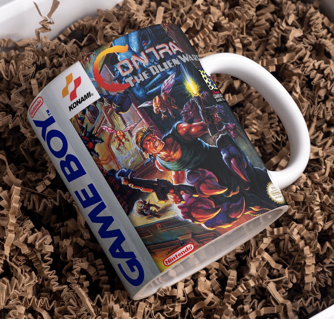 Gameboy Games Front Box Art Cover Wrap Around Mug Design 11oz, 15oz ...