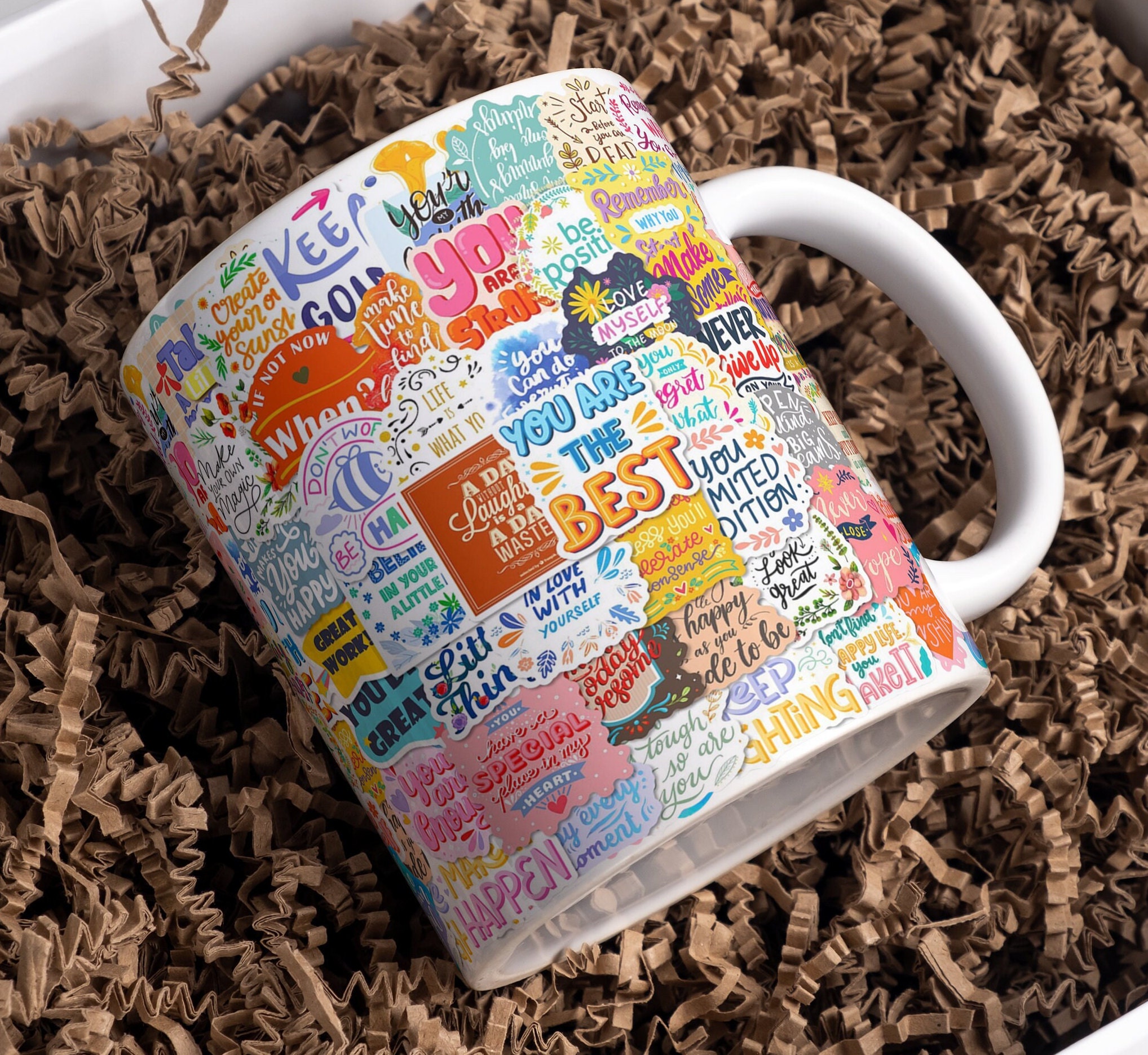 Affirmation Mug: Self Love Wrap Around Design (digital Download) - Etsy