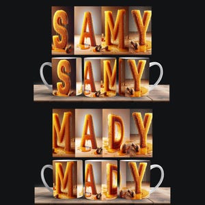 Honeycomb Alphabet Letters A-Z: Sublimation PNG (instant Download) - Etsy