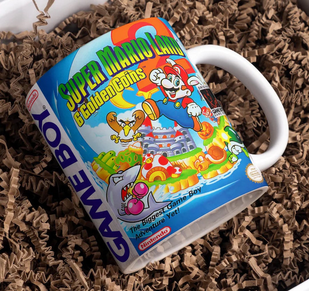 Gameboy Games Front Box Art Cover Wrap Around Mug Design 11oz, 15oz ...