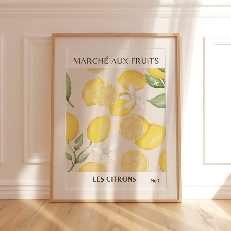 Citrus Print - Etsy