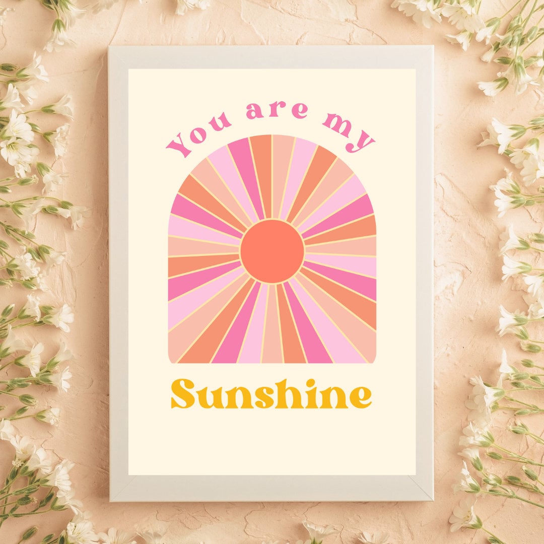 SUNSHINE - Printable Wall Picture Art - Sun Sunshine Poster Cards Print ...