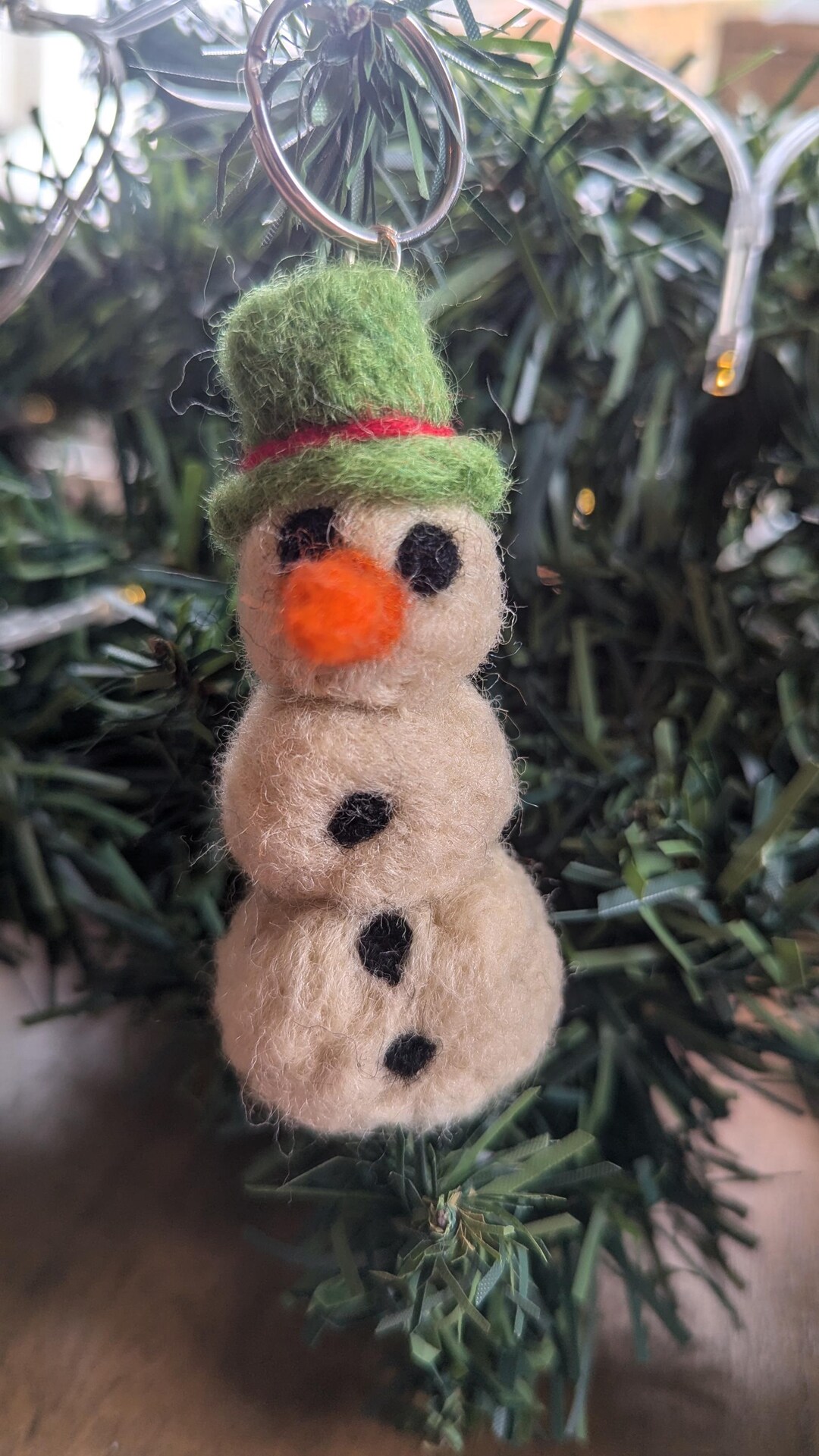 Snowman Tree Decoration - Etsy