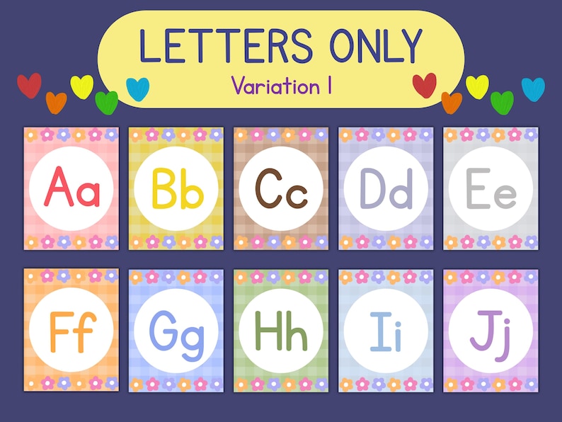 Classroom Decor Alphabet Posters | Homeschool Learning | Classroom ...