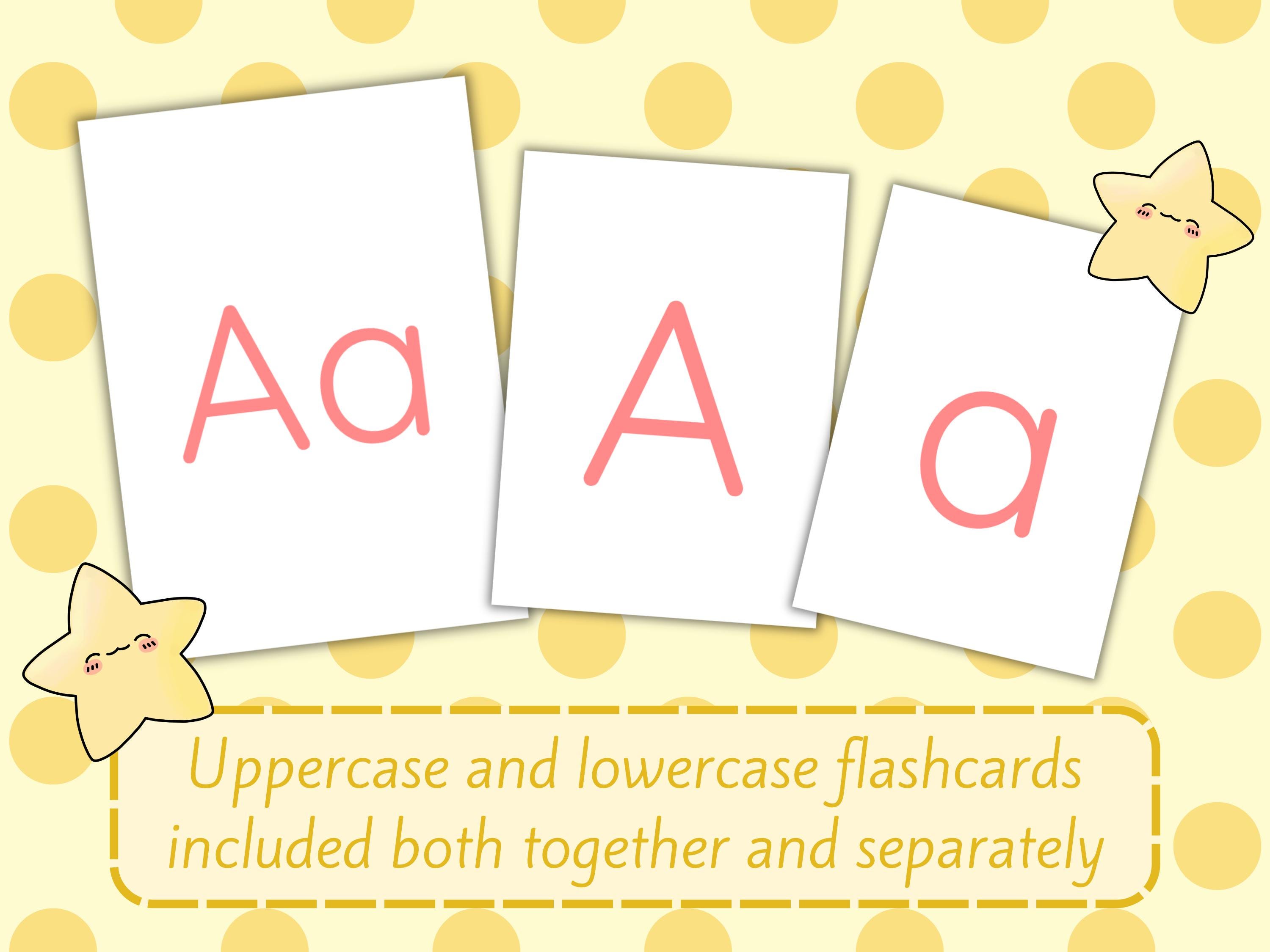 ABC Flashcards | Printable Alphabet Flash Cards | Preschool Early ...