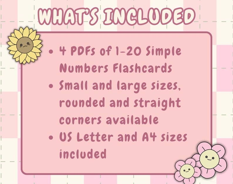 1-20 Simple Numbers Flashcards | Preschool Homeschool Math | Learn ...