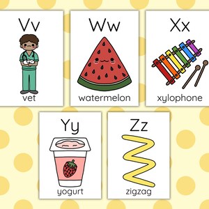 ABC Flashcards | Printable Alphabet Flash Cards | Preschool Early ...