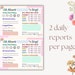 Pastel Preschool Daily Report | Homeschool Report Card| Toddler Daily ...