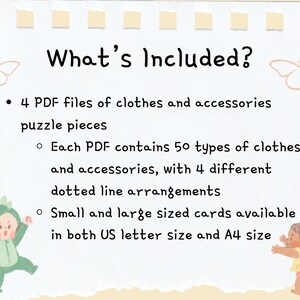 50 Clothes and Accessories Matching Game | Toddler Puzzle Activity ...