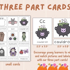 26 Halloween Alphabet Flashcards | Halloween ABC A-Z Flashcards ...