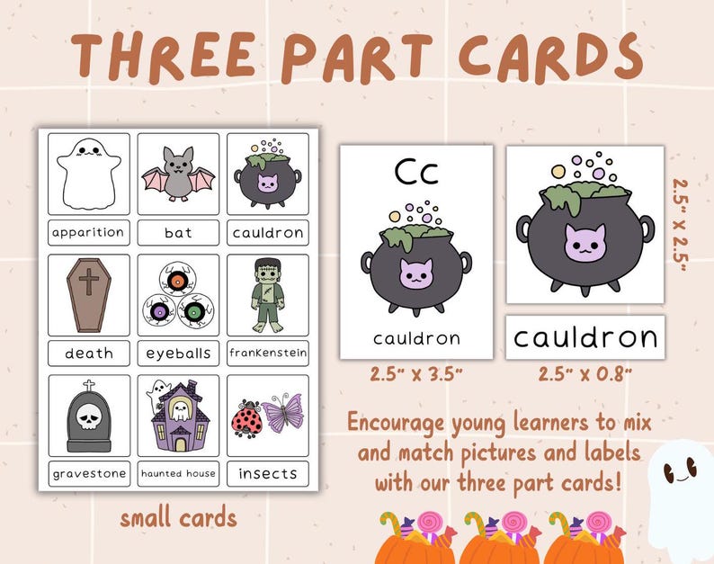 26 Halloween Alphabet Flashcards | Halloween ABC A-Z Flashcards ...