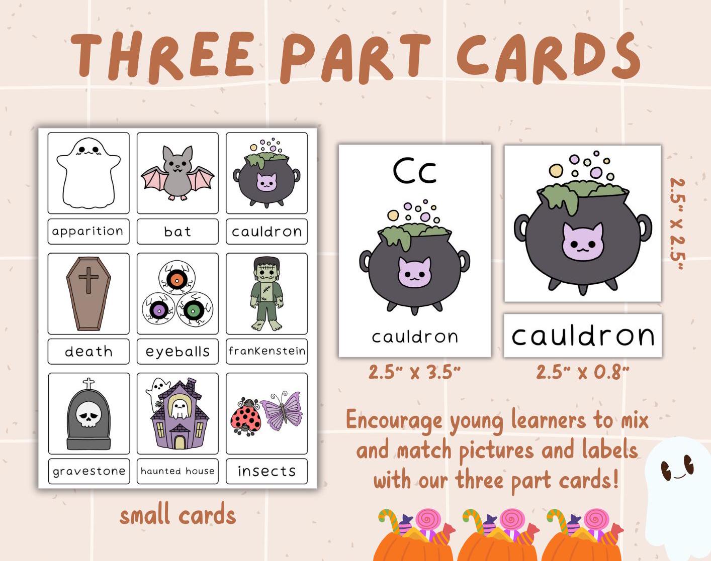 26 Halloween Alphabet Flashcards | Halloween ABC A-Z Flashcards ...