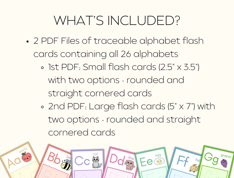 Traceable Alphabet Flash Cards Preschool Handwriting Practice ...