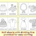 50 Clothes and Accessories Coloring Pages | Preschool Coloring Pages ...