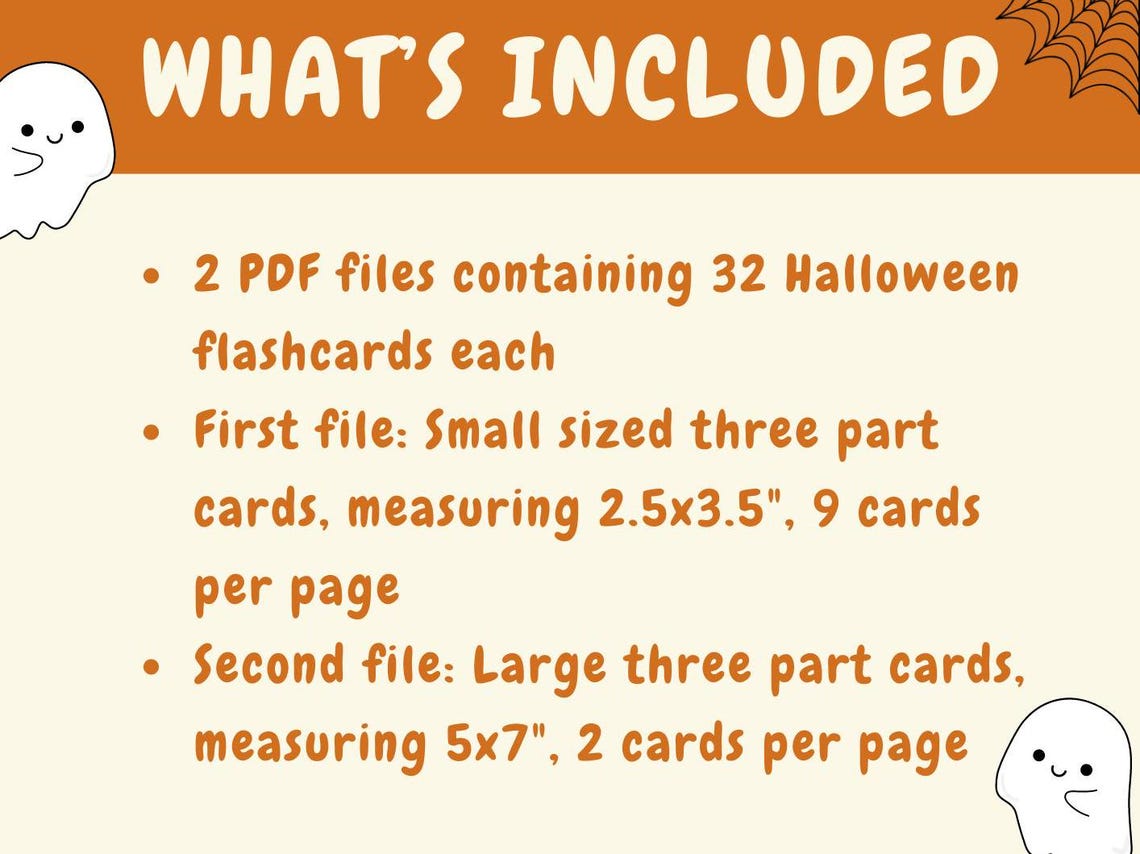 32 Halloween Vocabulary Flashcards | Preschool Homeschool Printables ...