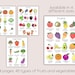 Spanish and English Fruits and Vegetables Bilingual Educational Poster ...