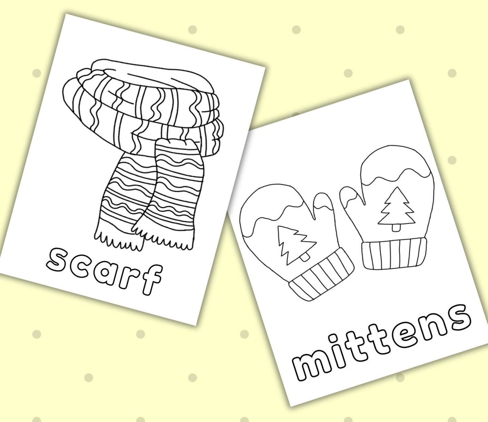 50 Clothes and Accessories Coloring Pages | Preschool Coloring Pages ...