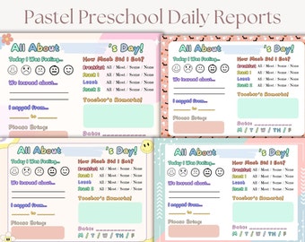 Printable Preschool Daily Report Card | Preschool Report Card | Toddler ...