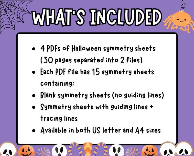 30 Halloween Symmetry Worksheets | Early Finishers | First Second Grade ...