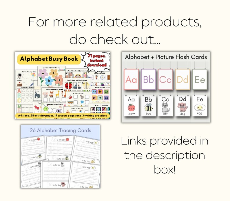 Traceable Alphabet Flash Cards Preschool Handwriting Practice ...