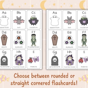 26 Halloween Alphabet Flashcards | Halloween ABC A-Z Flashcards ...
