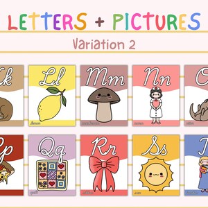Classroom Alphabet Posters | Rainbow Letter Preschool Phonics ...