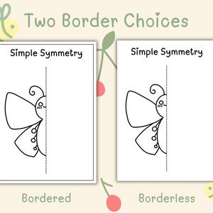 50 Simple Symmetry Worksheets | Early Finishers | Preschool Symmetry ...