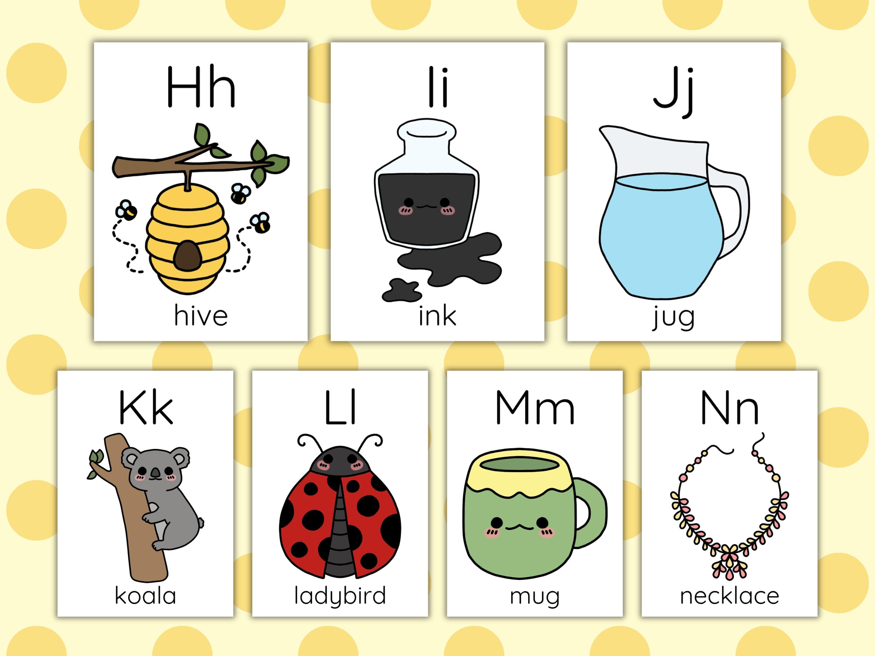 ABC Flashcards | Printable Alphabet Flash Cards | Preschool Early ...