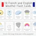 French and English Weather Flash Cards | Bilingual Weather Toddler ...