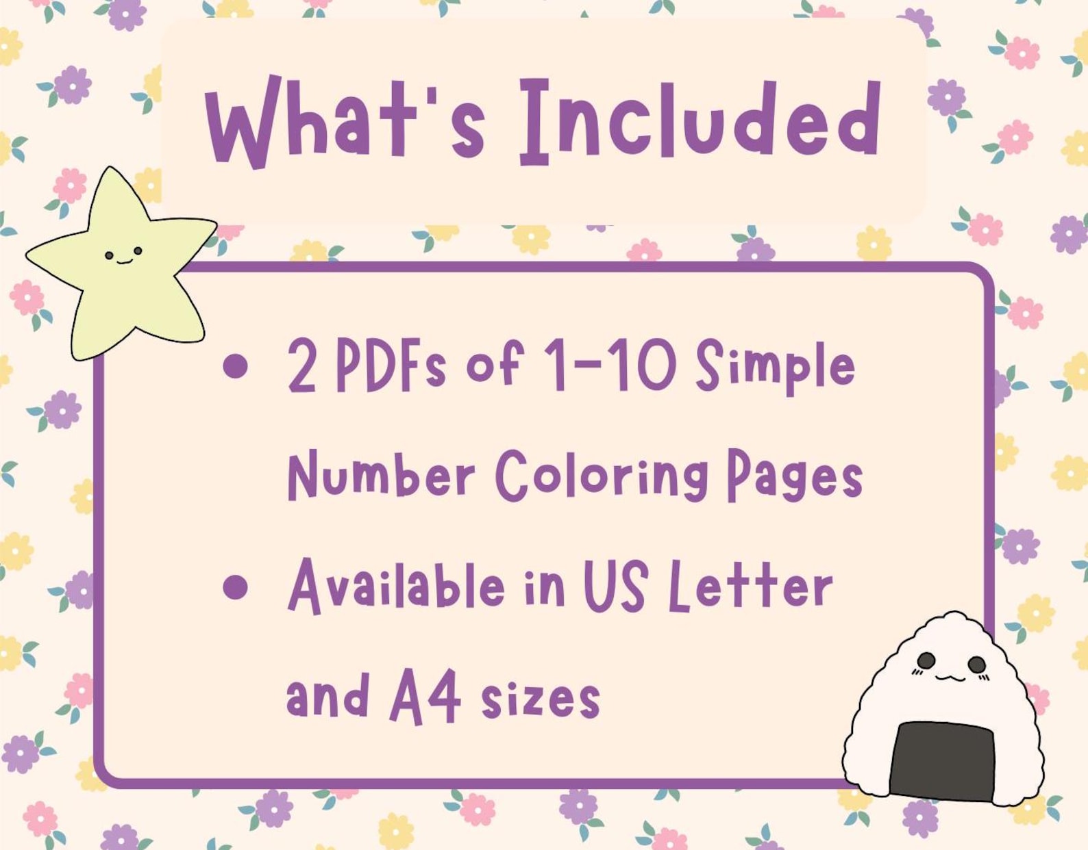 1-10 Simple Numbers Coloring Pages | Preschool Coloring Sheets ...