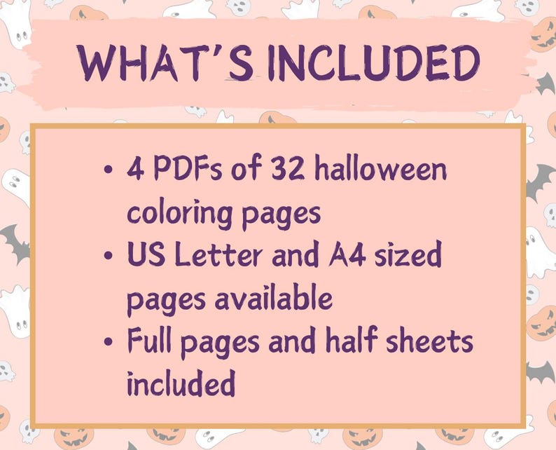 32 Cute Halloween Coloring Pages | Kids Coloring Book | Preschool ...