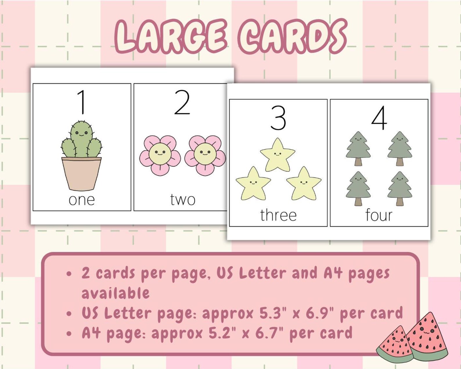 1-20 Simple Numbers Flashcards | Preschool Homeschool Math | Learn ...