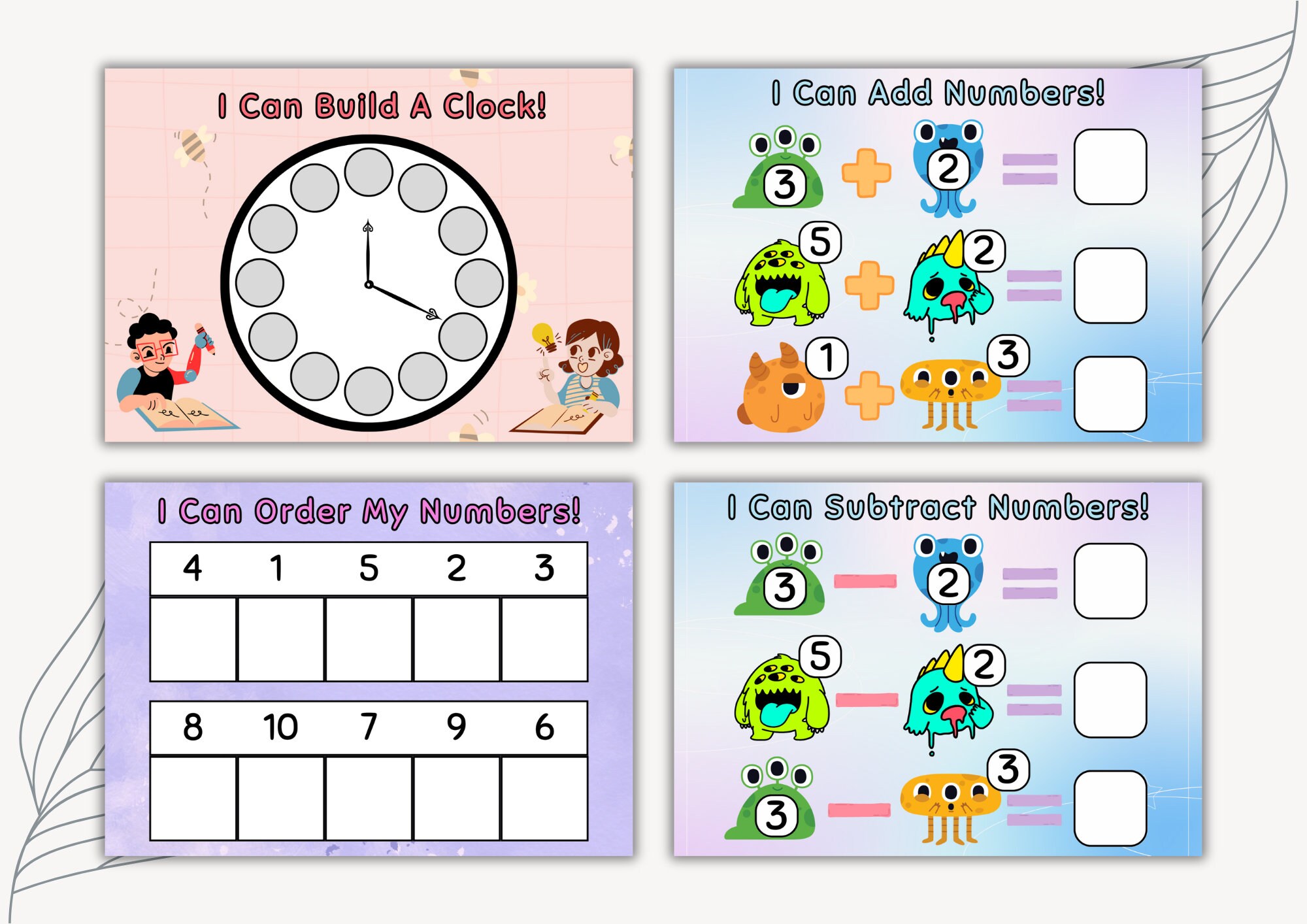 My First Busy Book | Printable Toddler Book | Preschool Learning Book ...