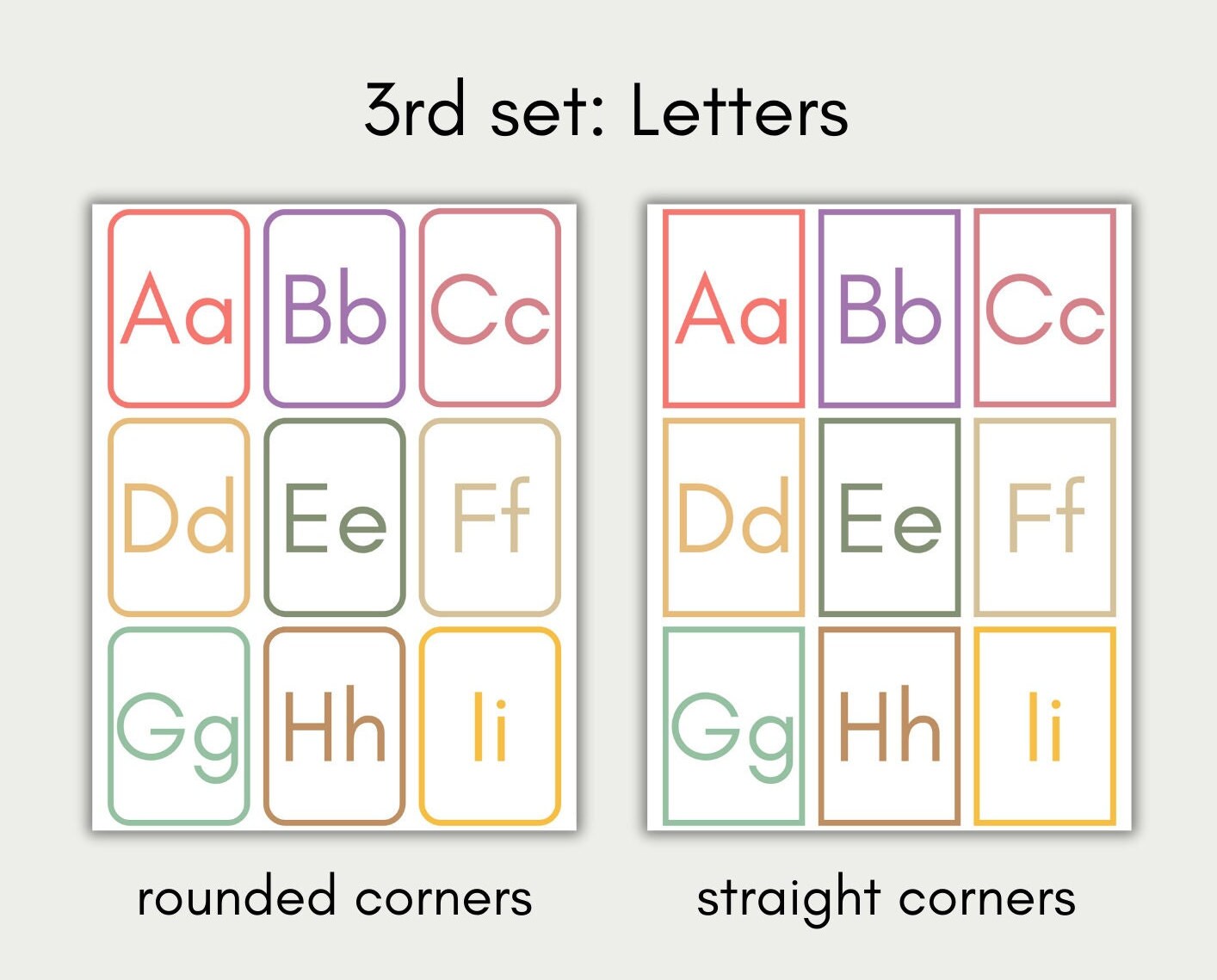 Alphabet Flash Cards | ABC Flashcards | Toddler Preschool Printables ...