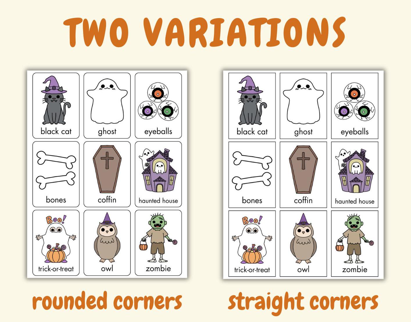 32 Halloween Vocabulary Flashcards | Preschool Homeschool Printables ...