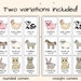 24 Spanish and English Bilingual Farm Animals Flashcards | Preschool ...