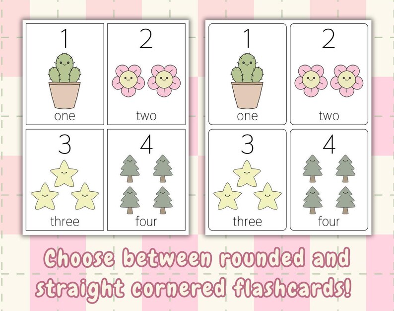 1-20 Simple Numbers Flashcards | Preschool Homeschool Math | Learn ...