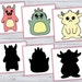 20 Cute Monsters Shadow Matching Game | Monster Puzzles | Matching ...
