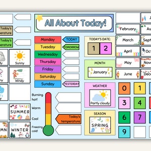 Today Chart Morning Board Focus Wall Circle Time Learning Wall ...