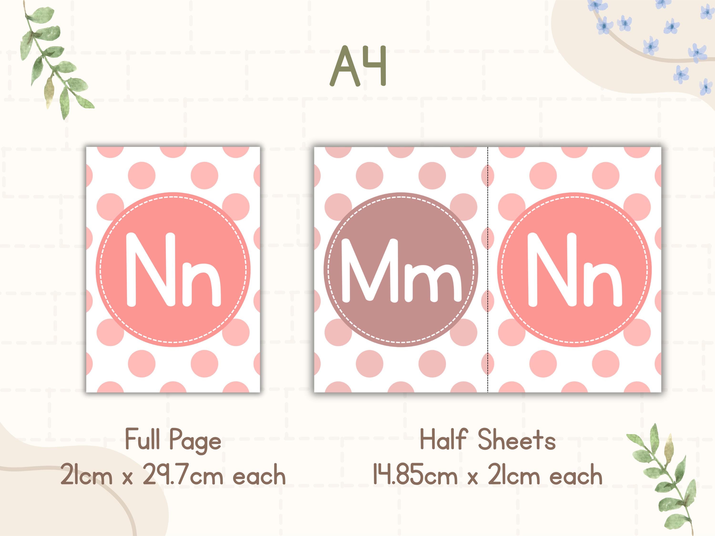 Alphabet Posters | Classroom and Home Decor | Educational Printable ...