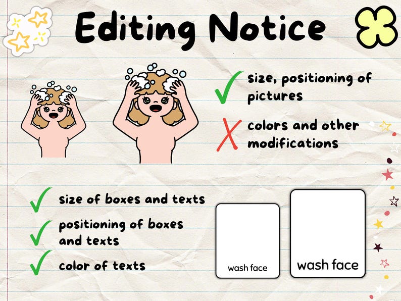 Editable Text Shower Sequence Cards for Girls | Boardmaker | Visual ...