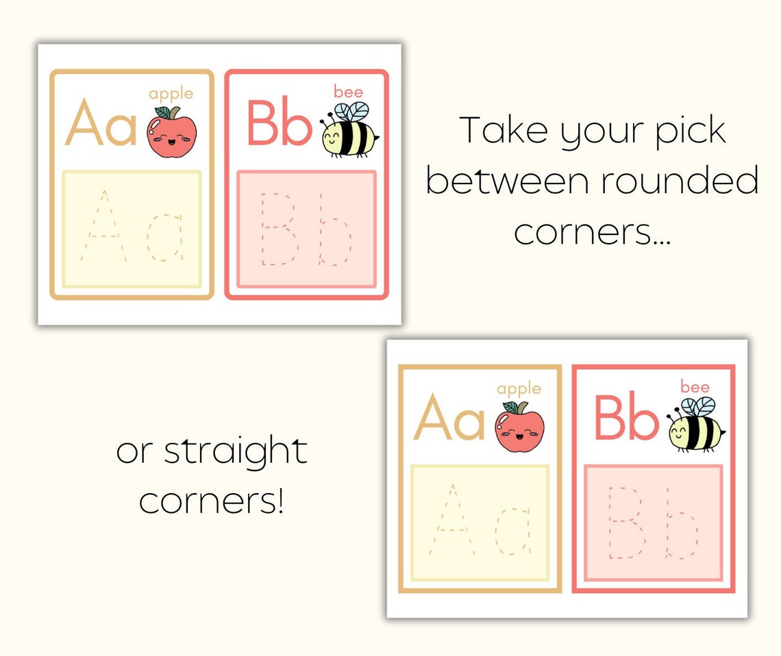 Traceable Alphabet Flash Cards | Preschool Handwriting Practice ...