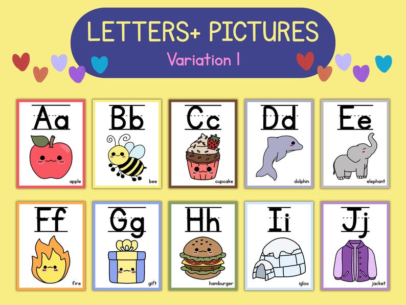 Classroom Decor Alphabet Posters | Homeschool Learning | Classroom ...