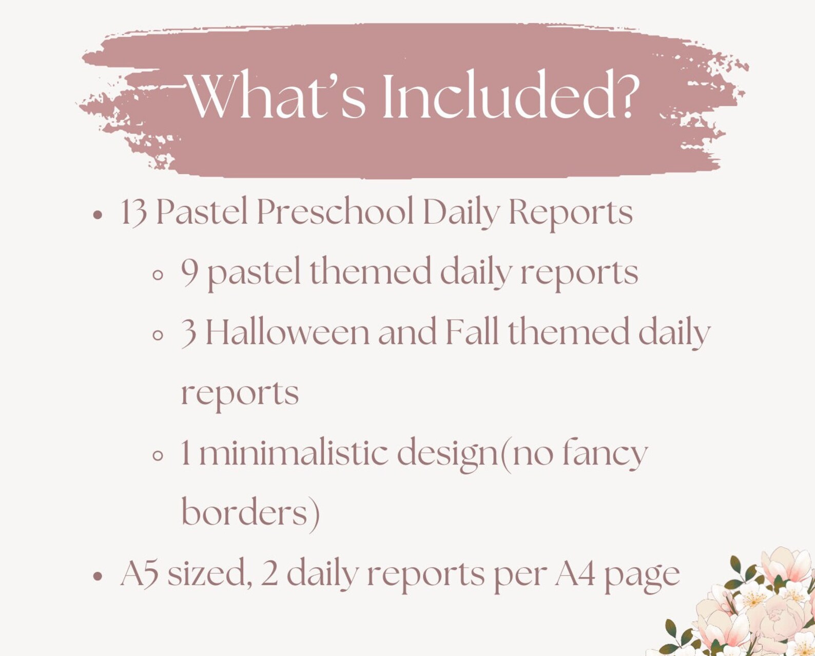 Pastel Preschool Daily Report Homeschool Report Card Toddler Daily Log ...