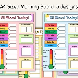 Today Chart Morning Board Focus Wall Circle Time Learning Wall ...