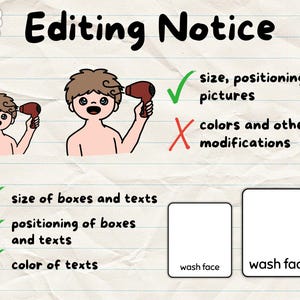 Editable Text Shower Sequence Cards for Boys | Boardmaker | Visual ...