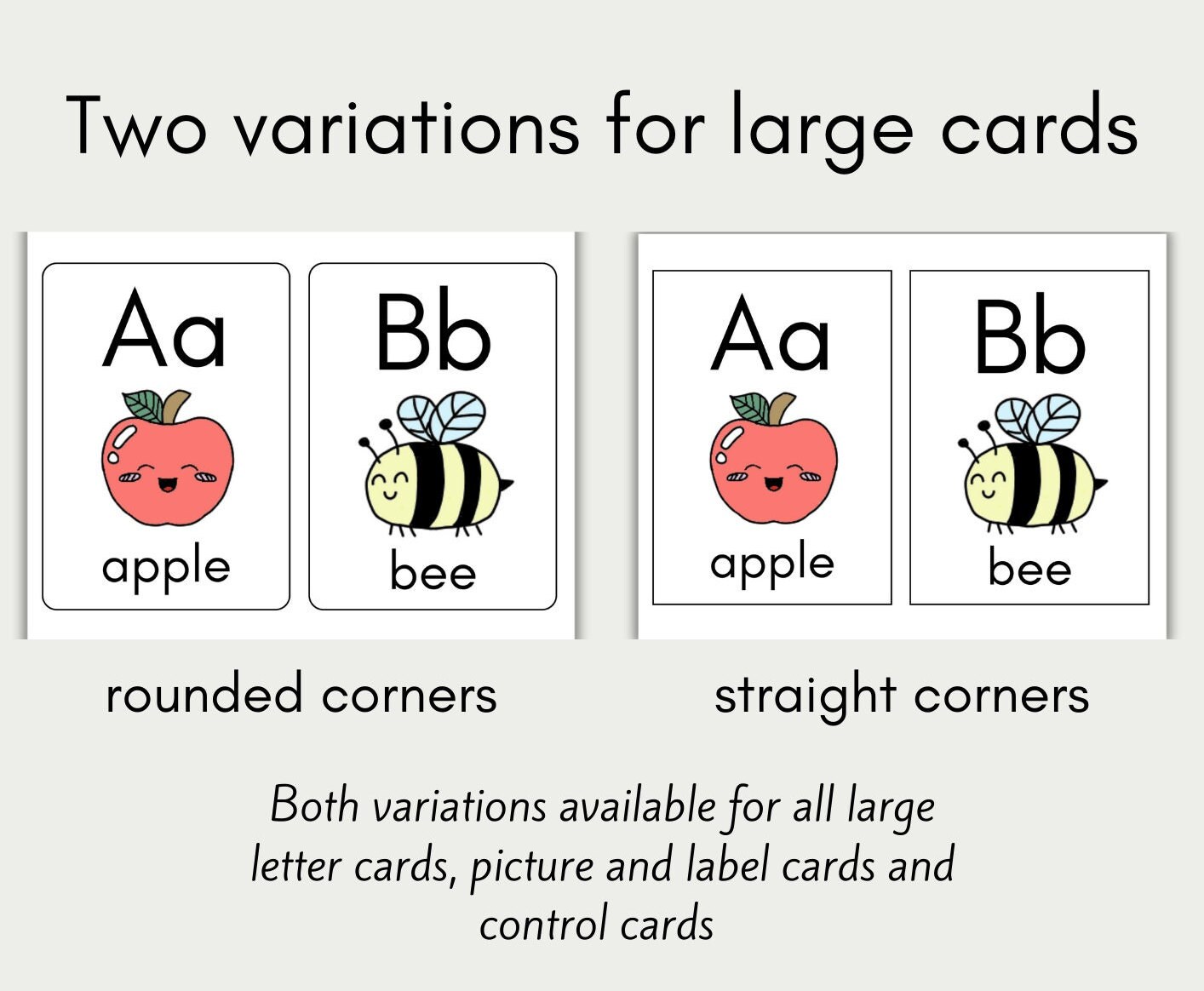 Alphabet Flash Cards | ABC Flashcards | Toddler Preschool Printables ...