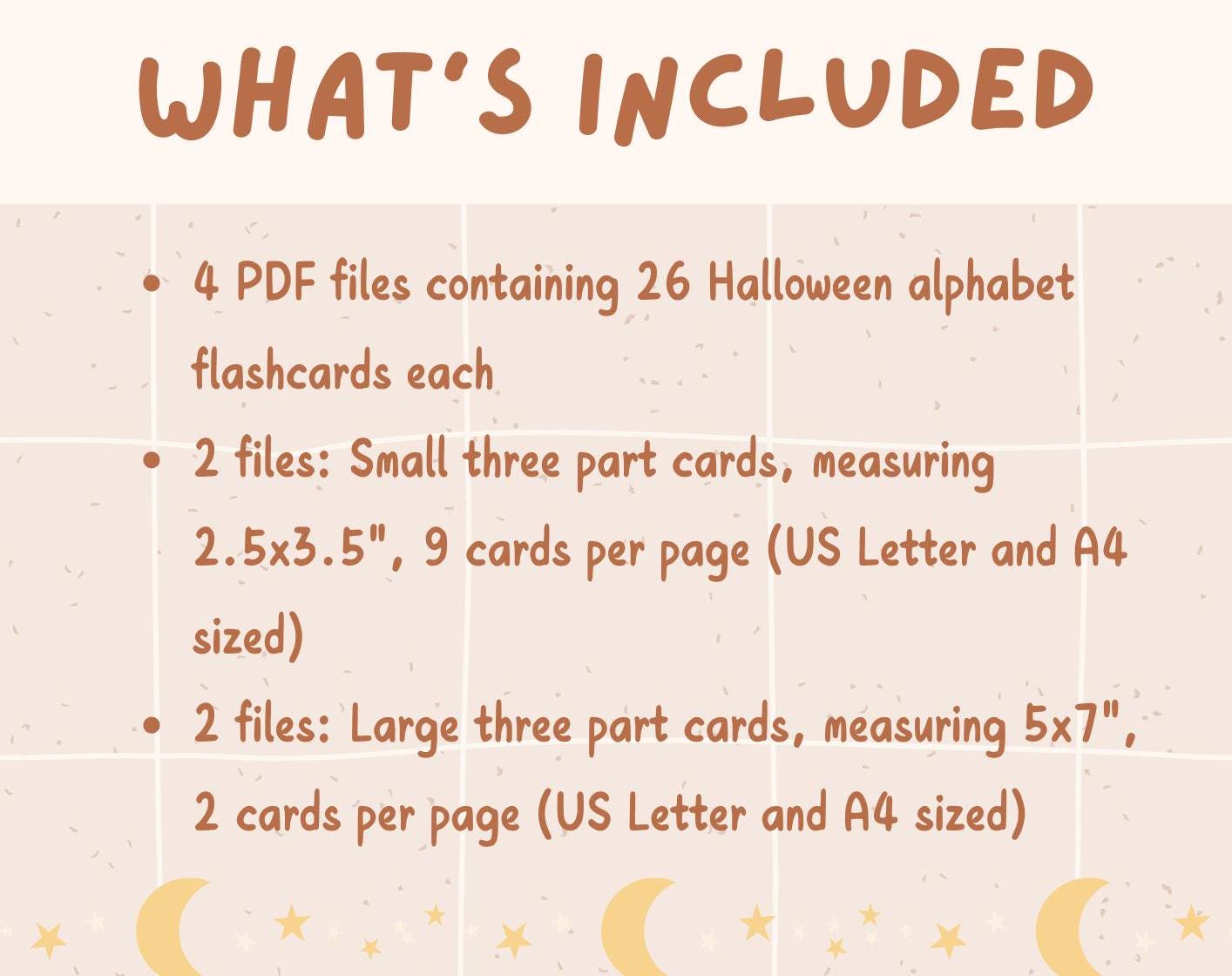 26 Halloween Alphabet Flashcards | Halloween ABC A-Z Flashcards ...