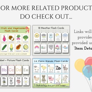 50 Clothes and Accessories Flashcards | Montessori Toddler Flash Cards ...